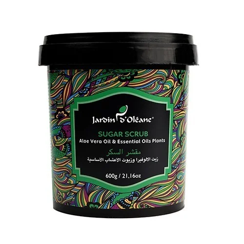 جاردن اوليان مقشر السكر زيت الالوفيرا وزيوت الاعشاب الاساسية 600جم | تو ...